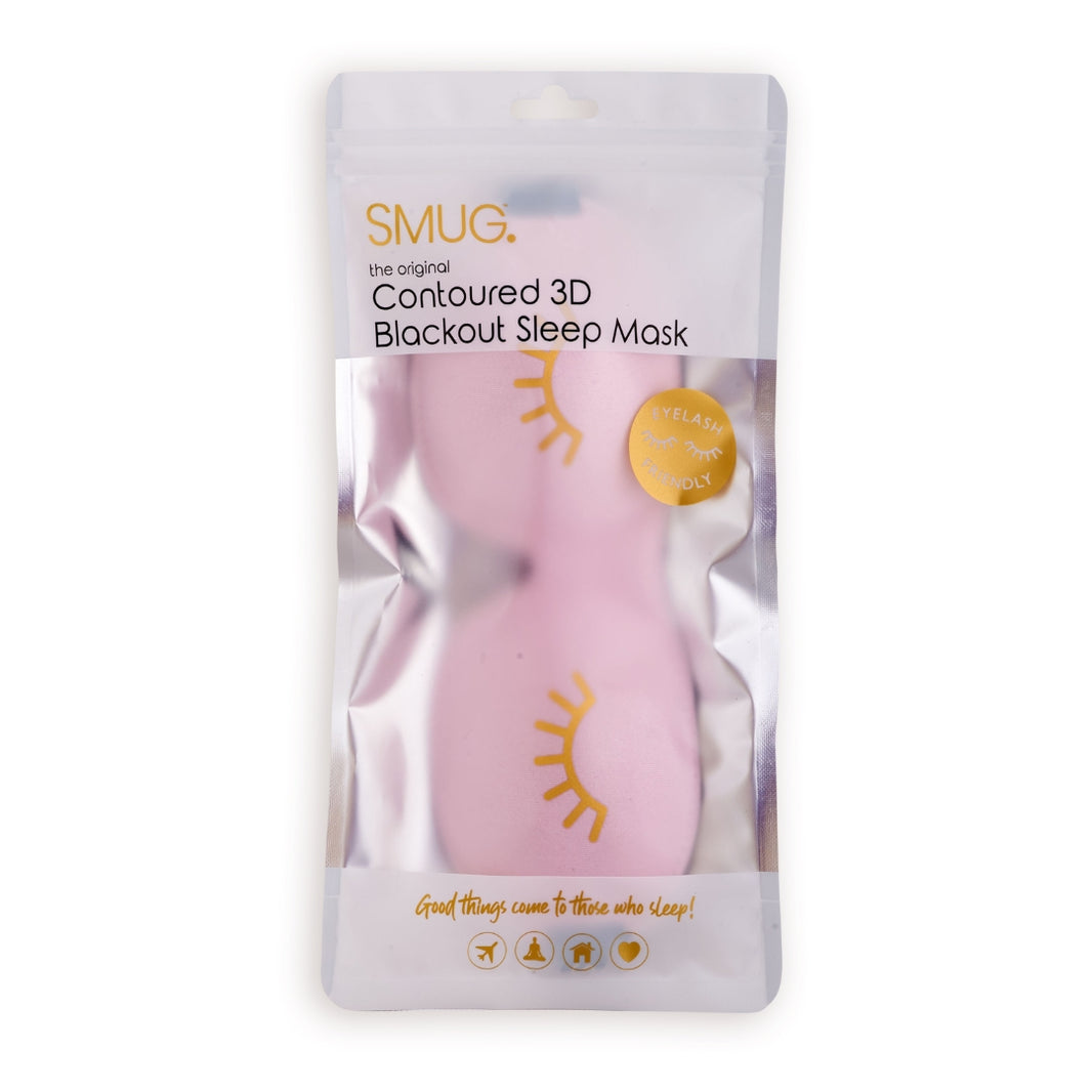 Contoured Blackout Sleep Masks | Eyelash-Friendly | SMUG UK