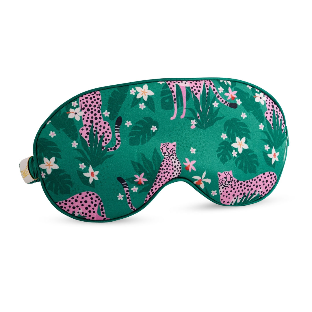 Satin Sleep Mask | Cheetah Print | SMUG.